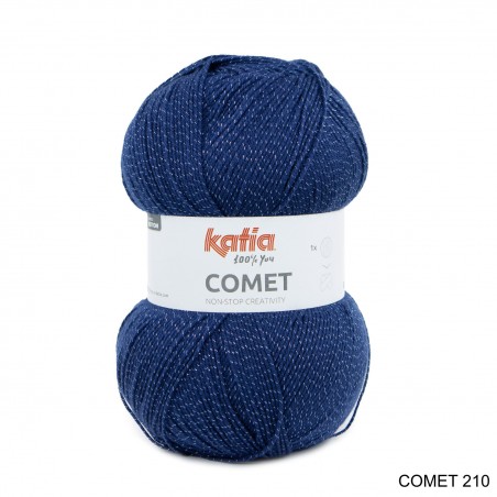 Laine Katia COMET Couleur Bleu